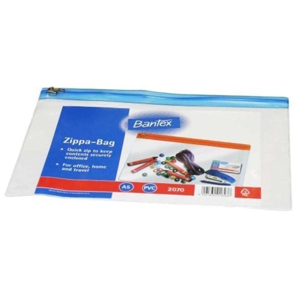 BANTEX B2070-00 A5 PVC ZIP BAG - Your Door
