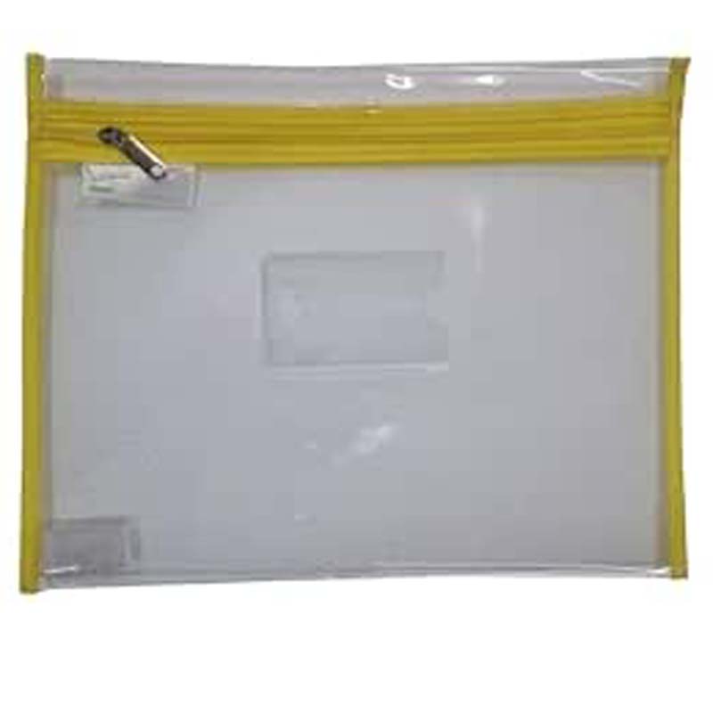 NEXX PVC CLEAR BOOK BAG YELLOW - Your Door