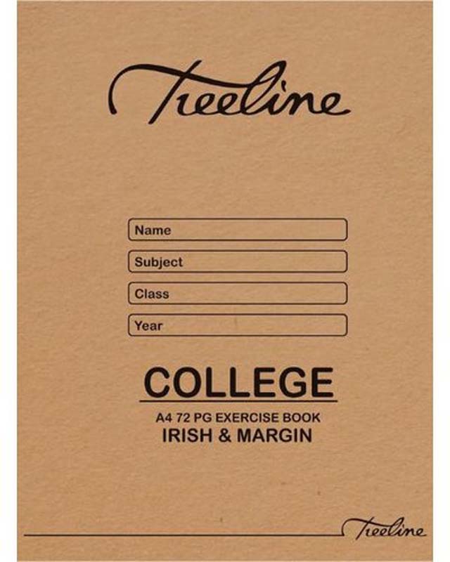 A4 72PG IRISH RULED BOOK - Your Door