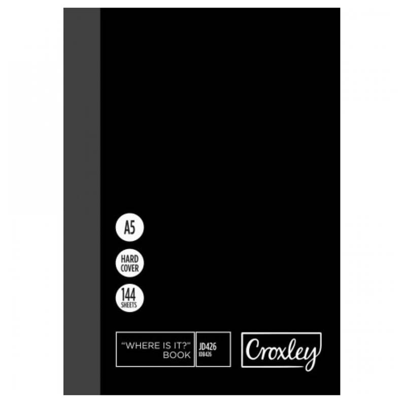 A5 A-Z INDEX HARDCOVER BOOK - Your Door