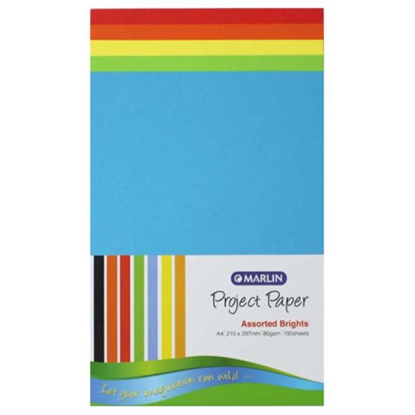 A4 80G PROJECT PAD BRIGHT 50 PAGE - Your Door